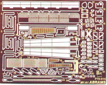 Part P72-014 M1A1 Abrams Revell