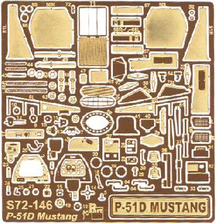 Part S72-146 P-51D Mustang Tamiya