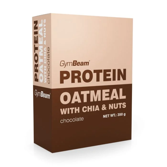 Protein Oatmeal with chia & nuts - GymBeam