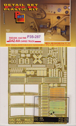 Part P35-287 GAZ AAA mod 1940 GAZ AA Cargo Truck MiniArt