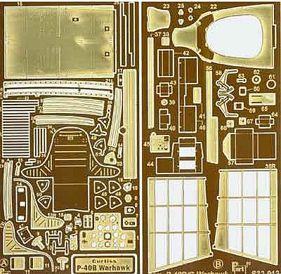 Part S32-012 P-40B Tomahawk Trumpeter