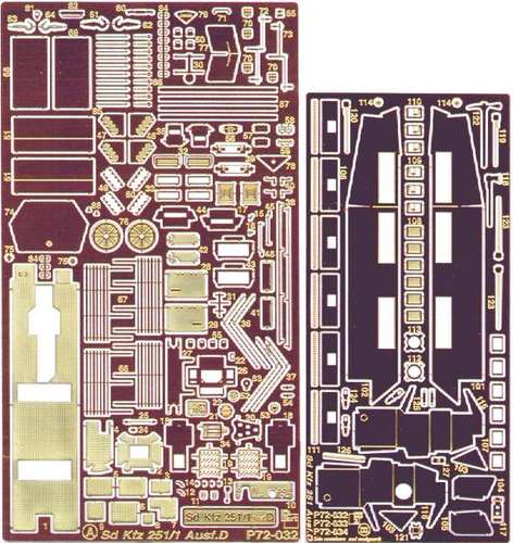 Part P72-032 Sd.Kfz.251/1 Ausf.D Hasegawa