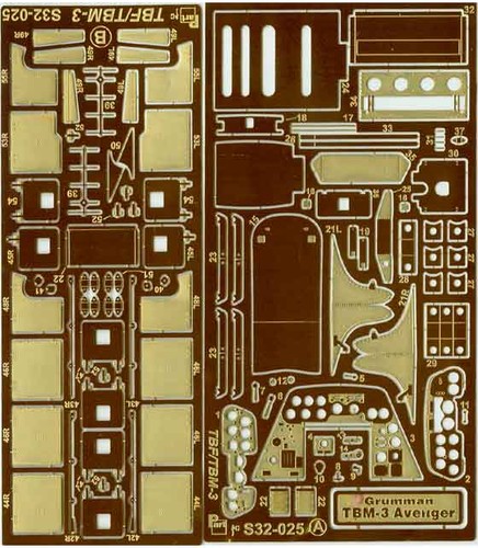 Part S32-025 TBM-3 Avenger Trumpeter