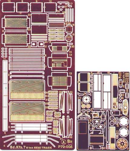 Part P72-005 SdKfz.7 Hasegawa