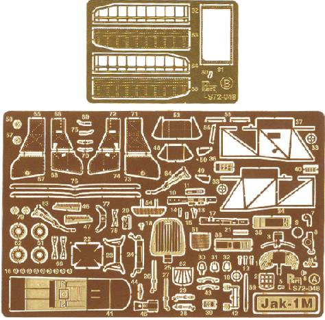Part S72-048 Jakowlew Jak-1M Plastyk