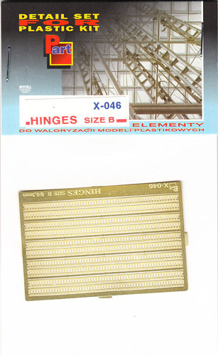 Part X046 Hinges (size B) 0,3mm
