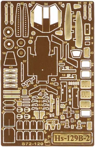 Part S72-120 Henschel Hs 129B-2 Italeri/Dream
