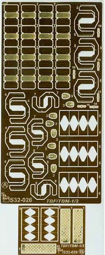 Part S32-026 TBF/TBM-1/3 Avenger armament Trumpeter