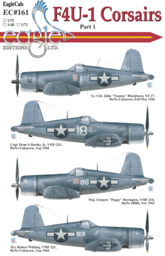 Eagle Editions D161-48 F4U-1 Corsairs Part 1