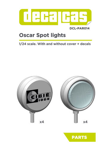 Decalcas PAR014 Oscar Spot Lights (4 + 4 pcs)
