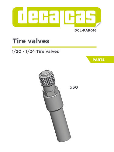 Decalcas PAR016 Tire Valves (50 pcs)