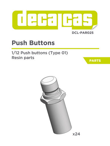 Decalcas PAR025 Push Button (24 pcs)