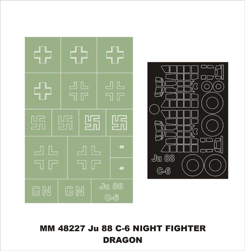 Montex MM48227 Ju 88C-6 Night Fighter Dragon 5540