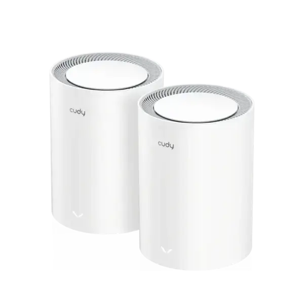 Whole Home Wi-Fi 6 Mesh System 2.5G Solution Cudy M3000 AX 3000 Dual Band(2-Pack)