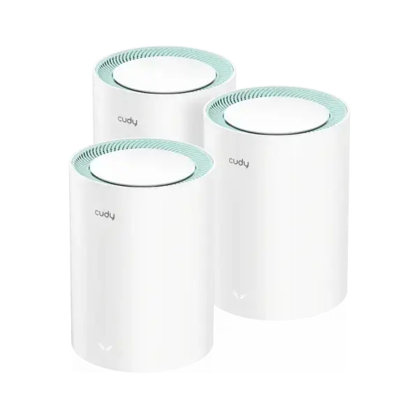 Whole Home Wi-Fi 6 Gigabit Mesh System Cudy M1500 AX1500 Dual Band(3-Pack)