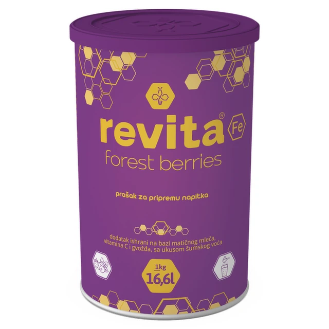Revita Fe Forest Berries prašak za pripremu napitka, 1000 g