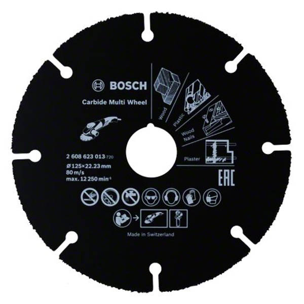 Bosch Carbide Ø76/115/125 ploča Multi Wheel