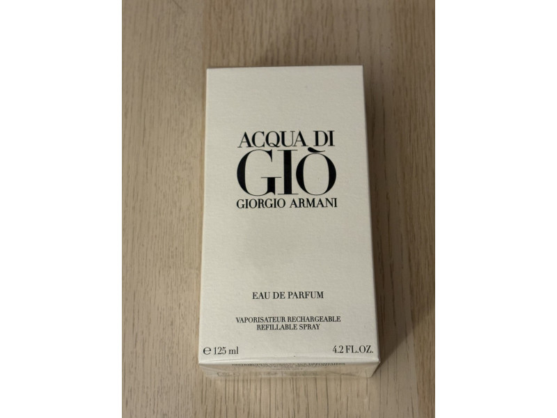 Acqua di Gio EDP 125ml - ORIGINAL - Novo, neotvaran