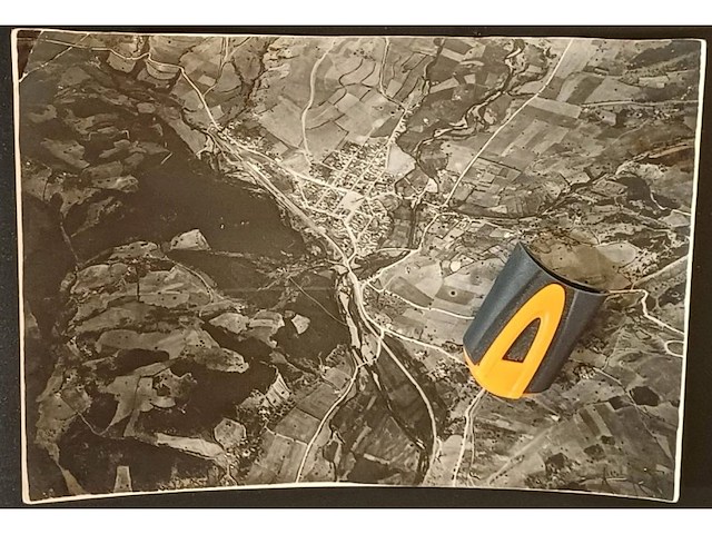 Foto Kuršumlija sa okolinom iz aviona 1937. sa  3000m