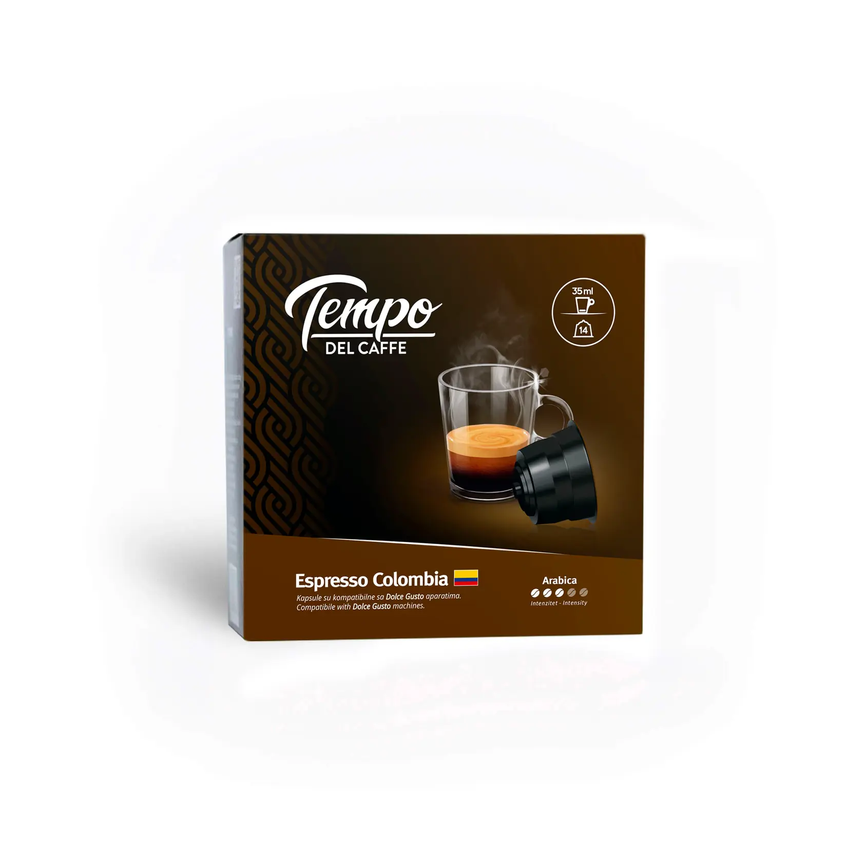 TEMPO DEL CAFFE Kapsule za Dolce Gusto Espresso Colombia, 14 kapsula