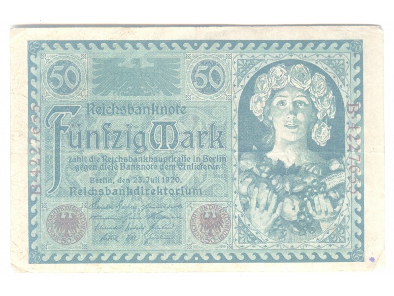 Nemacka 20 maraka 1920