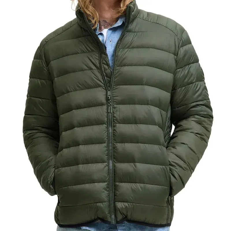 Jack & Jones Muška jakna JJEBRADLEY Light Puffer Collar, Maslinasta