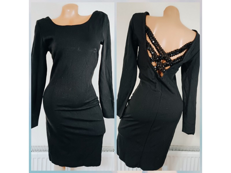 BLACKY Dress Crna Svecana Haljina 37 Odlicna