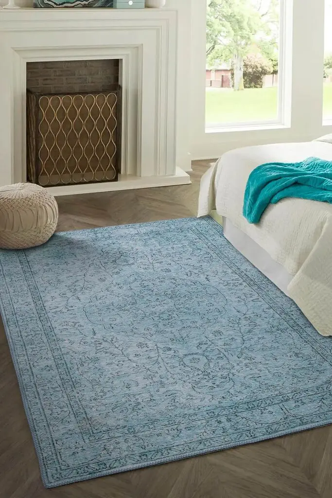 Conceptum Hypnose Tepih Folk Chenille 49, 75x230cm, Plavi