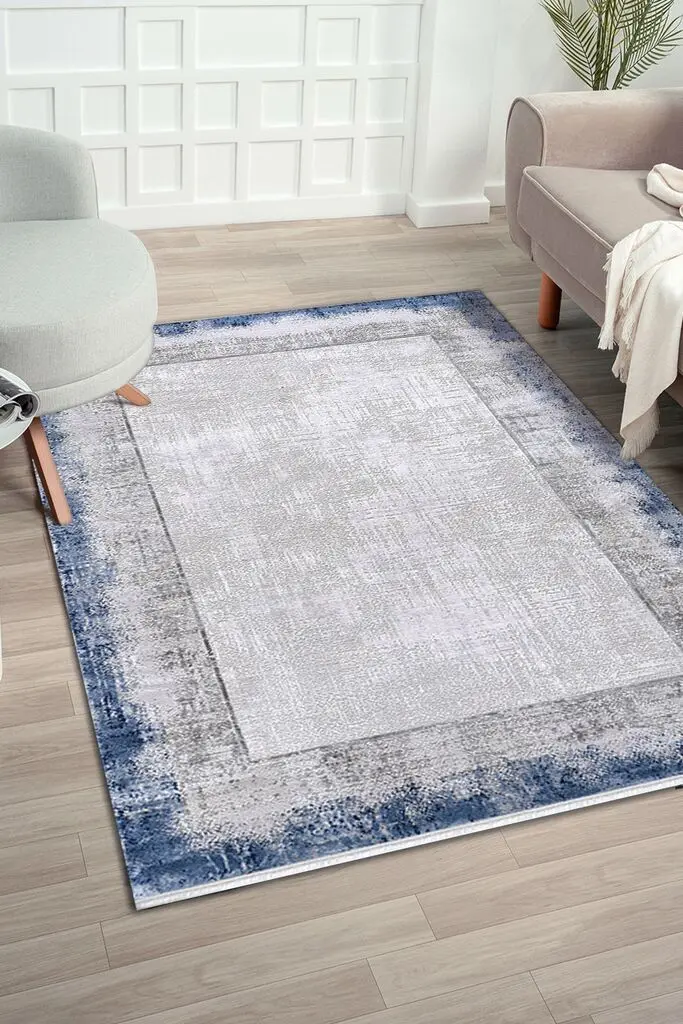 Conceptum Hypnose Tepih Zett Ze009, 80x150 cm, Teget-sivi