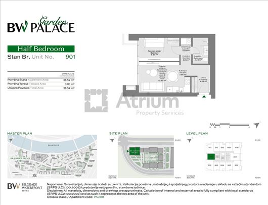 Kompaktan stan - BW Garden Palace, na rate, bez pr
