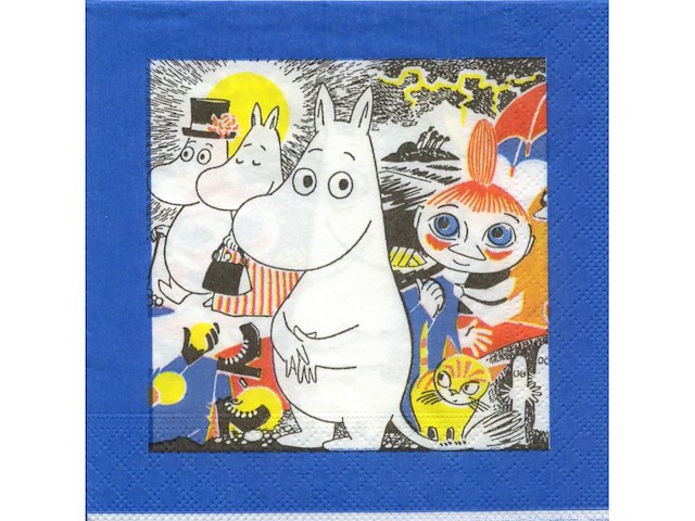 Salveta POV57RAZ_475 - 33x33cm Moomins