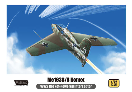 NEW! Wolfpack Design WP17209 Messerschmitt Me-163 B/S Komet (Premium Edition Kit / 2 Kits in Box)