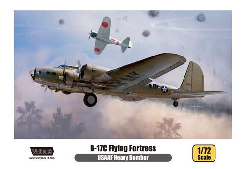 NEW! Wolfpack Design WP17212 Boeing B-17 C Flying Fortress (Premium Edition Kit)