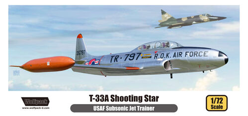 NEW! Wolfpack Design WP17216 Lockheed T-33 A Shooting Star (Premium Edition Kit)
