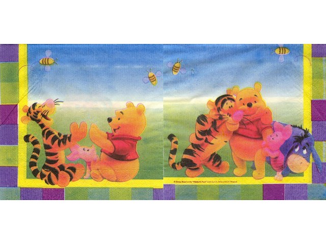 Salveta POV55DM_064 - 33cm Disney Meda Winnie the Pooh