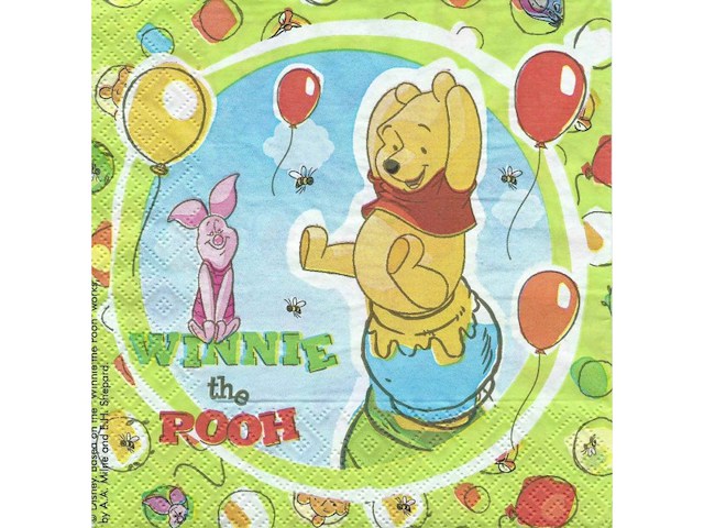 Salveta POV55DM_049 -33cm Disney  Meda Winnie the Pooh