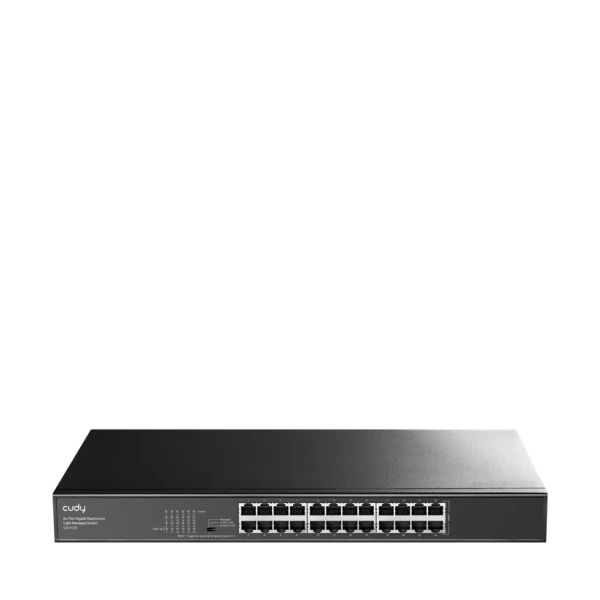 SVIČ 10/100/1000 24-PORT CUDY GS1024E RACKMOUNT LIGHT MANAGED