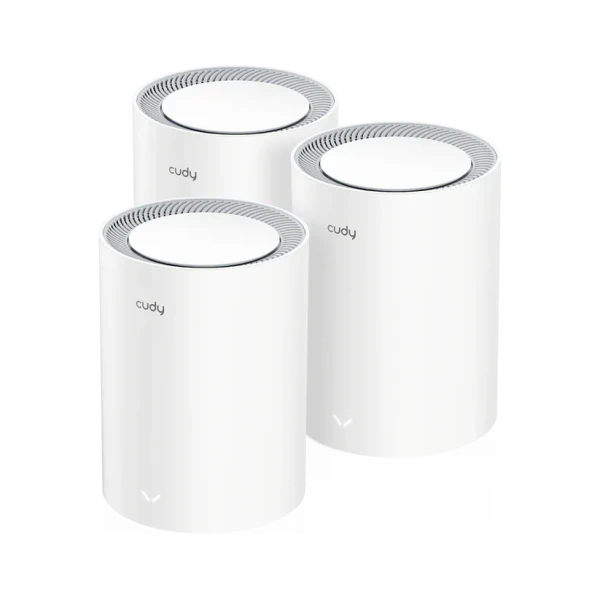 WHOLE HOME WI-FI 6 MESH SYSTEM 2.5G SOLUTION CUDY M3000 AX 3000 DUAL BAND(3-PACK)