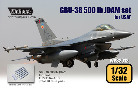 Wolfpack Design WP32012 GBU-38(V) 500 lb JDAM for USAF Planes