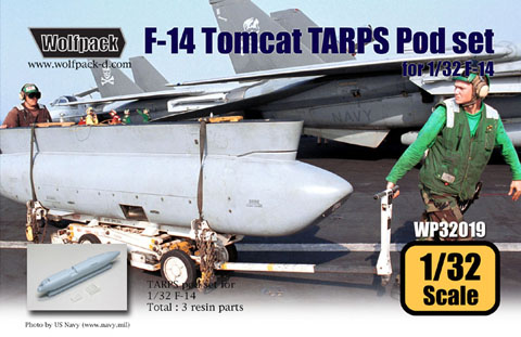 Wolfpack Design WP32019 Grumman F-14 Tomcat - TARPS Pod (for Tamiya Kits)