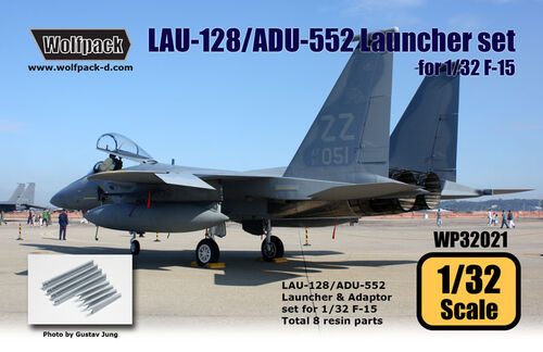 Wolfpack Design WP32021 F-15 Eagle - LAU-128 / ADU-552 Launcher & Adaptor Set