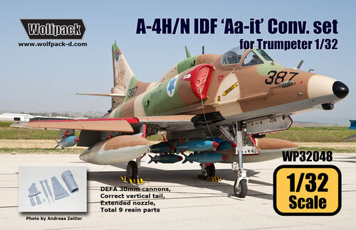 Wolfpack Design WP32048 Douglas A-4 H /N Skyhawk - IDF 'Ahit' Conversion Set (for Trumpeter Kits)