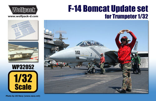Wolfpack Design WP32052 Grumman F-14 Bomcat - Update Set (for Trumpeter Kits)