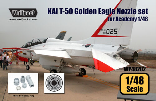 NEW! Wolfpack Design WP48202 KAI T-50 Golden Eagle - F404 Engine Nozzle Set (for Academy Kits)