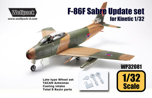 NEW! Wolfpack Design WP32081 North American F-86 F Sabre - Update Set (for Kinetic Kits)