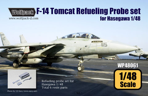Wolfpack Design WP48061 Grumman F-14 Tomcat - Refueling Probe Set (for Hasegawa Kits)