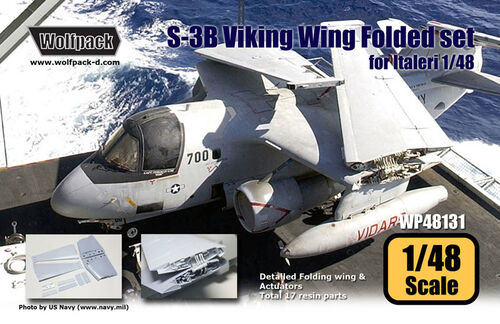 Wolfpack Design WP48131 Lockheed S-3 Viking - Wing Folded Set (for Italeri Kits)