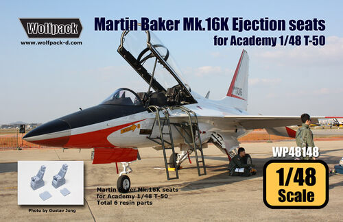 Wolfpack Design WP48148 KAI T-50 - Martin Baker Mk.16K Ejection Seats (2 pcs / for Academy Kits)