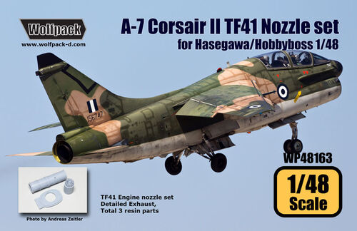 Wolfpack Design WP48163 A-7 Corsair II - TF41 Nozzle Set (for Hasegawa and Hobby Boss Kits)