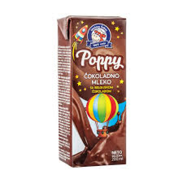Cokoladno mleko brik 0.2l poppy
